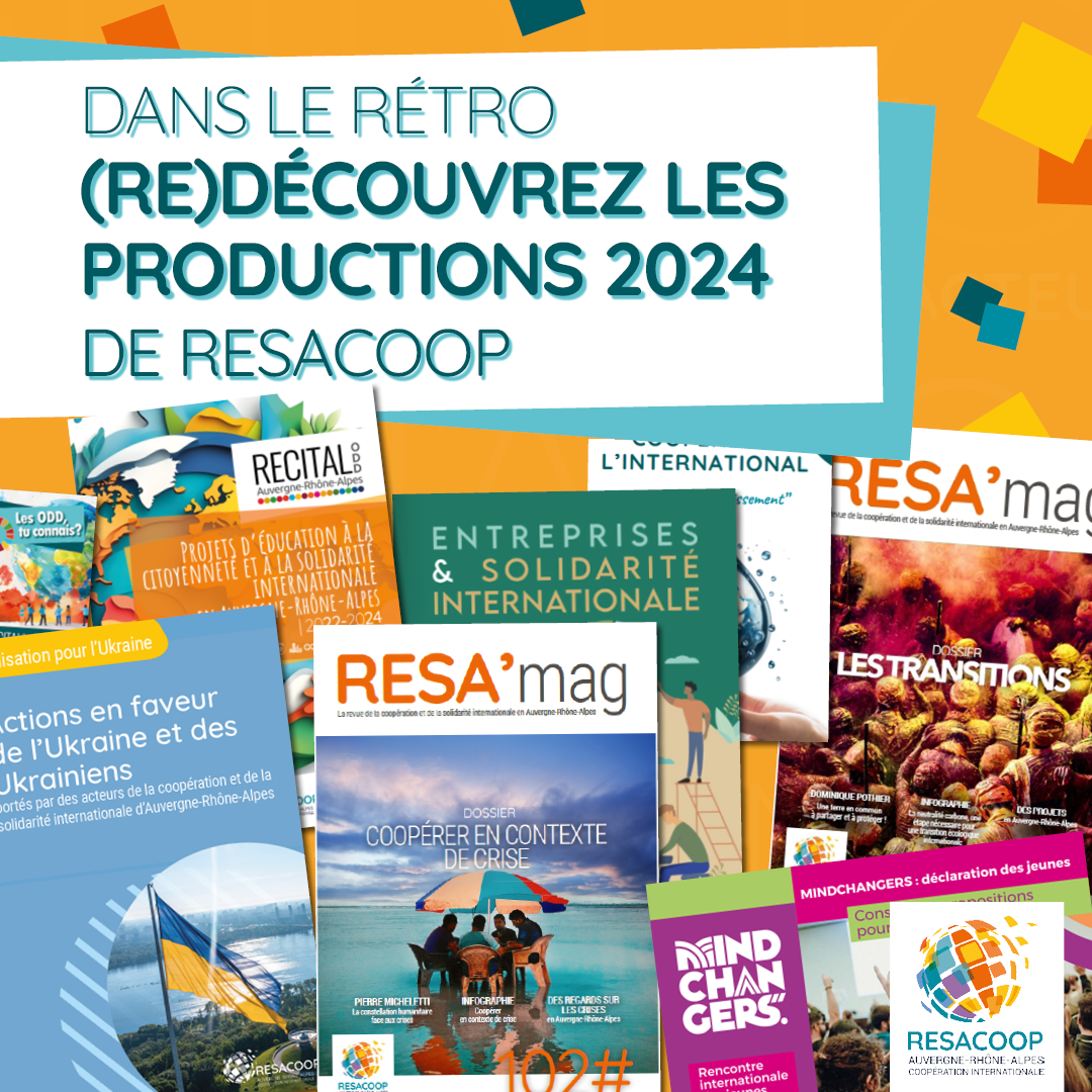 Dans le rétro | (re)découvrez les productions 2024 de RESACOOP - RESACOOP